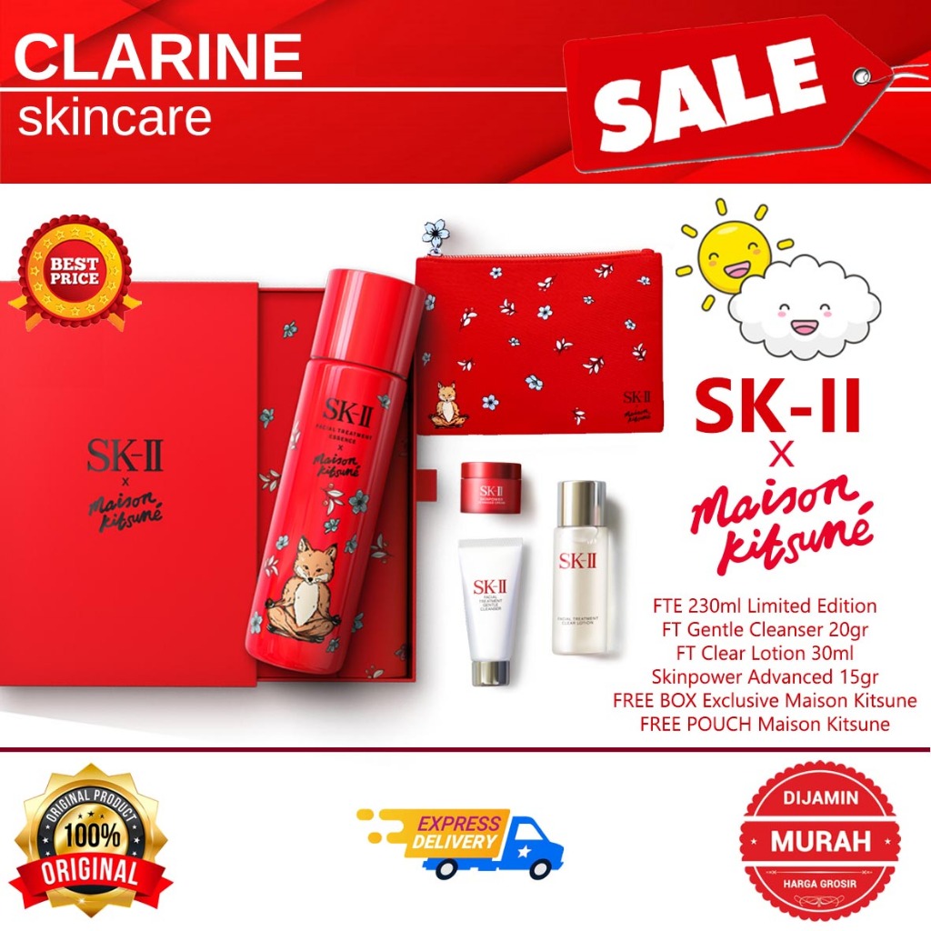 Jual SKII SKII SK2 Paket LIMITED EDITION FTE 230 Maison Kitsune - Day ...