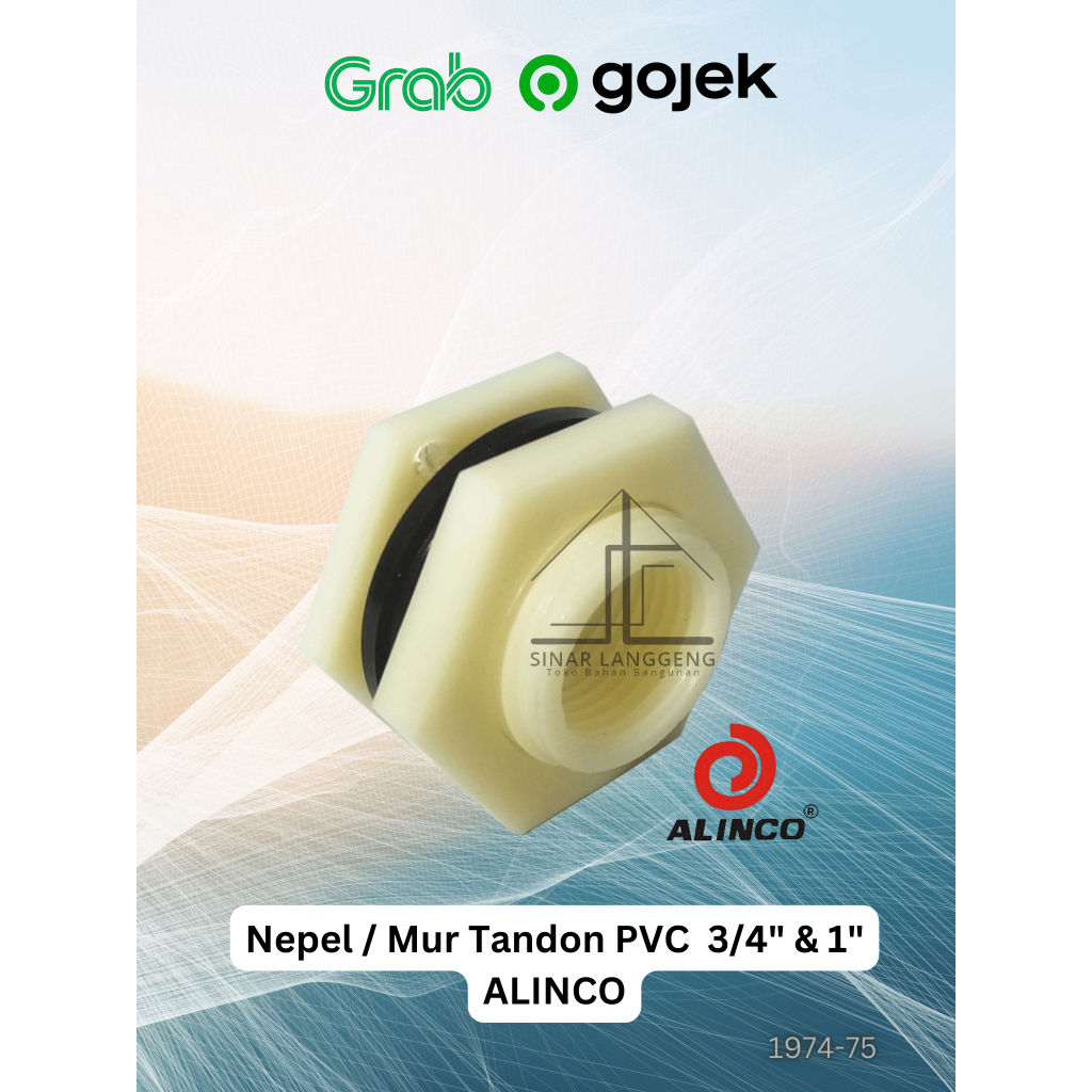 Jual Mur Tandon 3/4 ,1 inch ( Drat Dalam ) Mur Drat Ring Toren Air ...