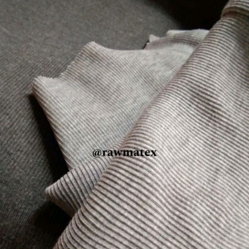 Jual RAWMATEX - Kain Rib Interlock Double Knit - Rib PE Kiloan - Rajut ...