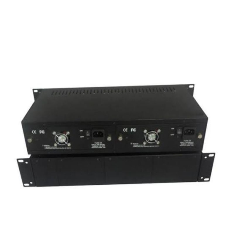 Jual Rack Media Converter HTB 14 Slot Double Power Rackmount Rak Server ...