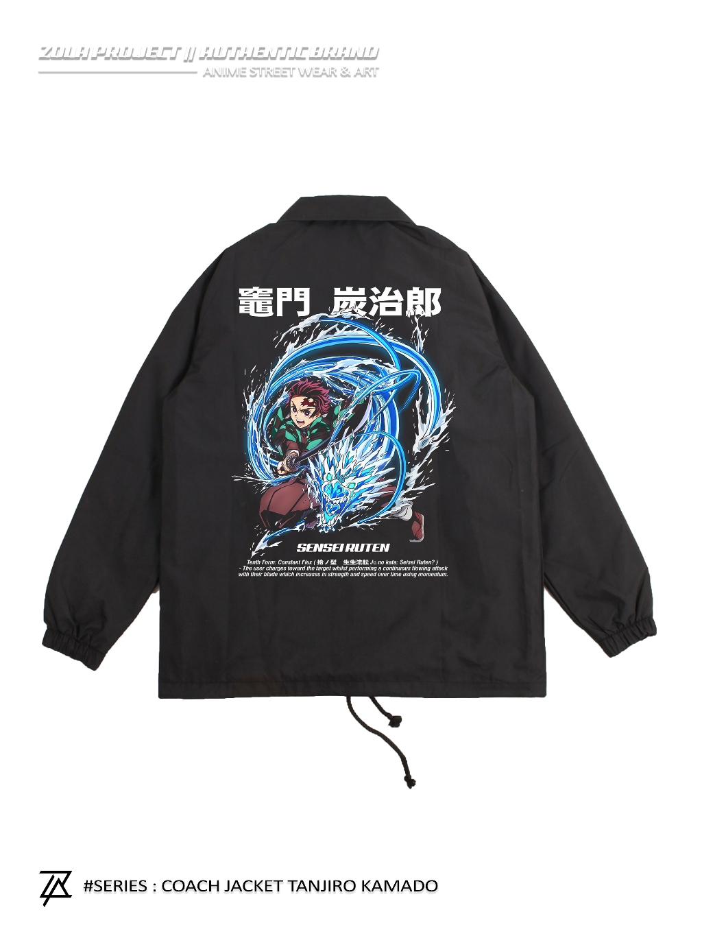 Jual Zola Project Jacket Coach Anime Demon Slayer Kimetsu No Yaiba ...