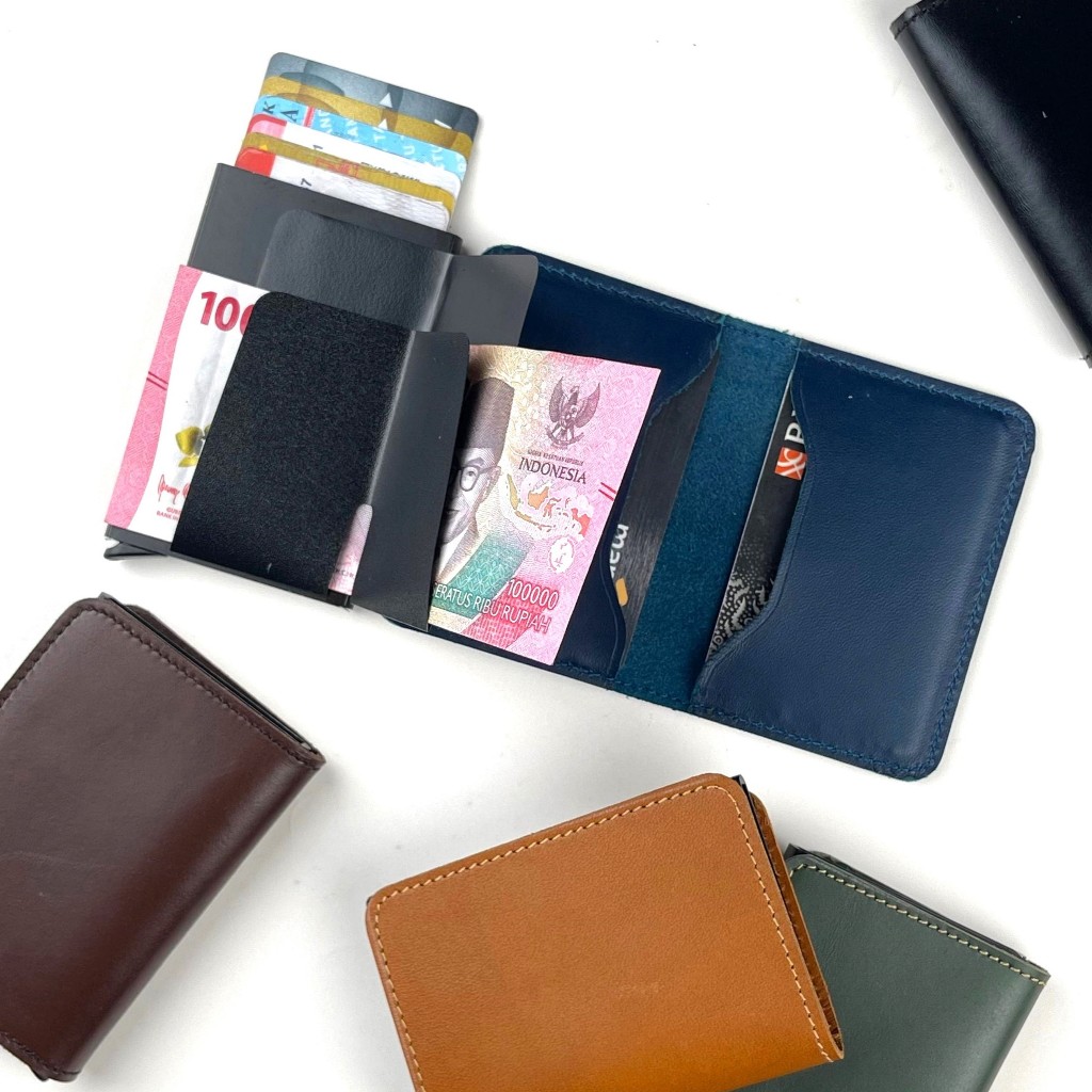 Jual Slim wallet RFID protector smart card holder dompet kartu pintar ...