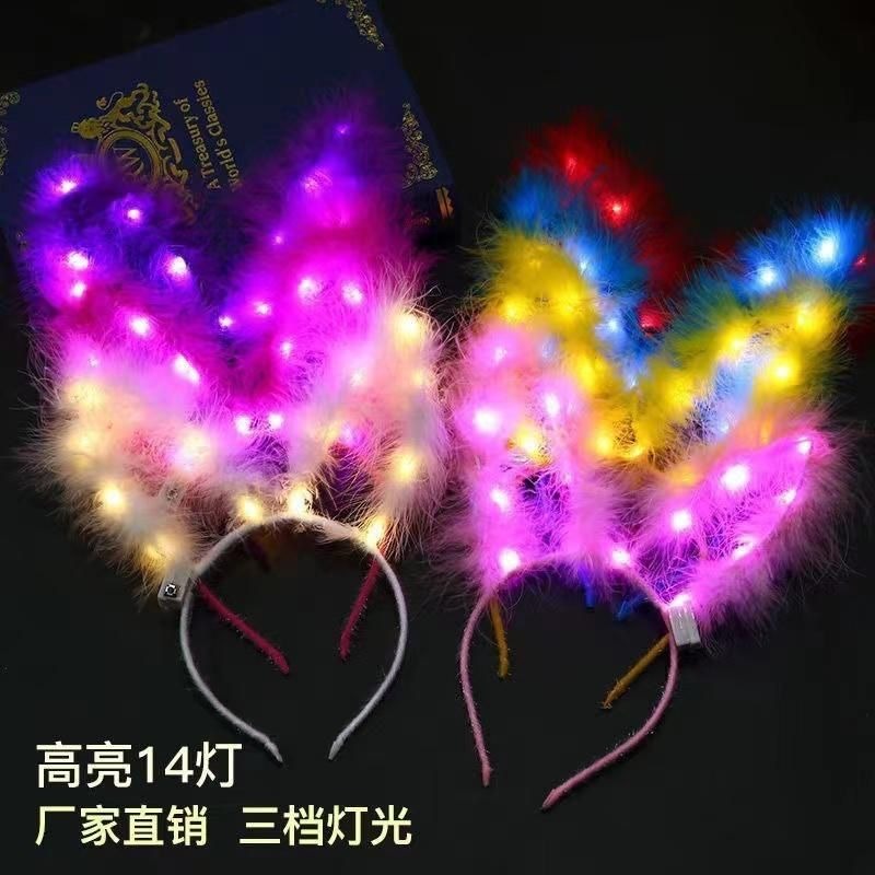 Jual Bando Led Bandana Kelinci Rambut Hiasan Kepala Karakter Led ...