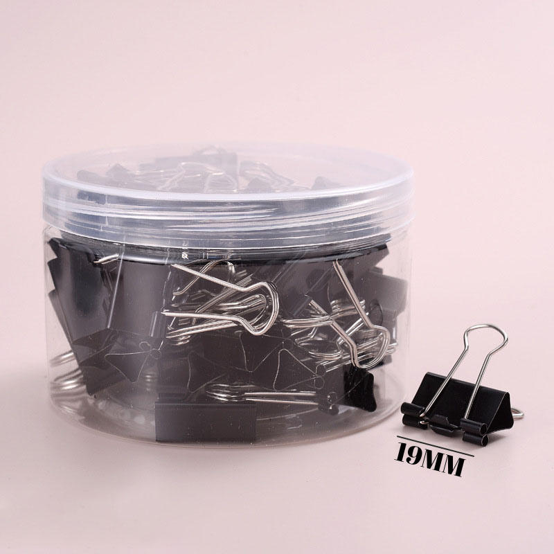 Jual Binder Clip Hitam Penjepit Kertas Multifungsi 1 Lusin Bebas Karat ...