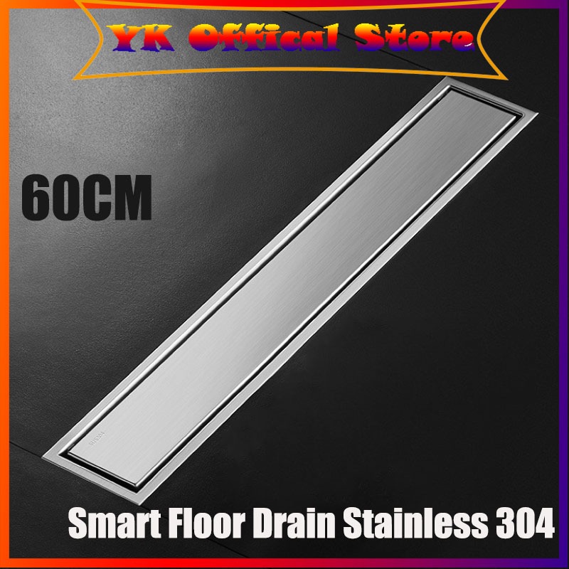 Jual Smart Floor Drain Stainless 304 30CM 60CM Filter Samping Got Tile ...