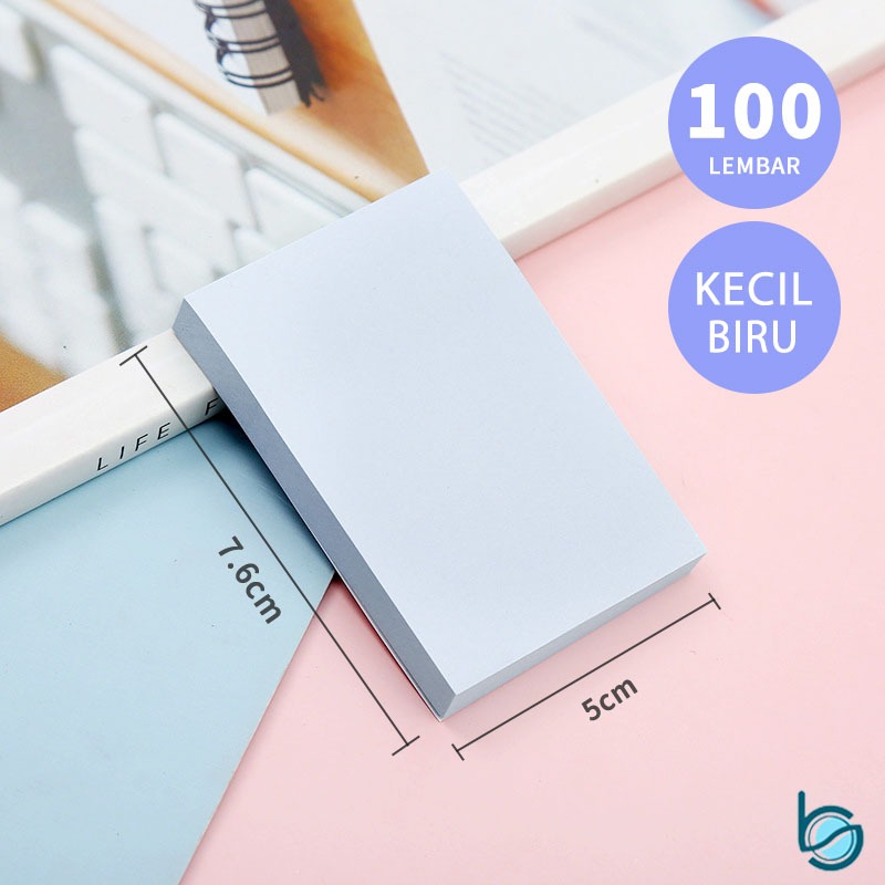 Jual COD STICKY NOTE POLOS / STICKY NOTES PENANDA HALAMAN / STICK NOTE ...