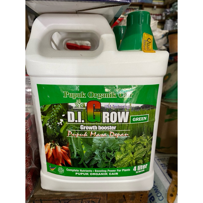 Jual Pupuk organik di grow digrow untuk daun isi 4 liter | Shopee Indonesia