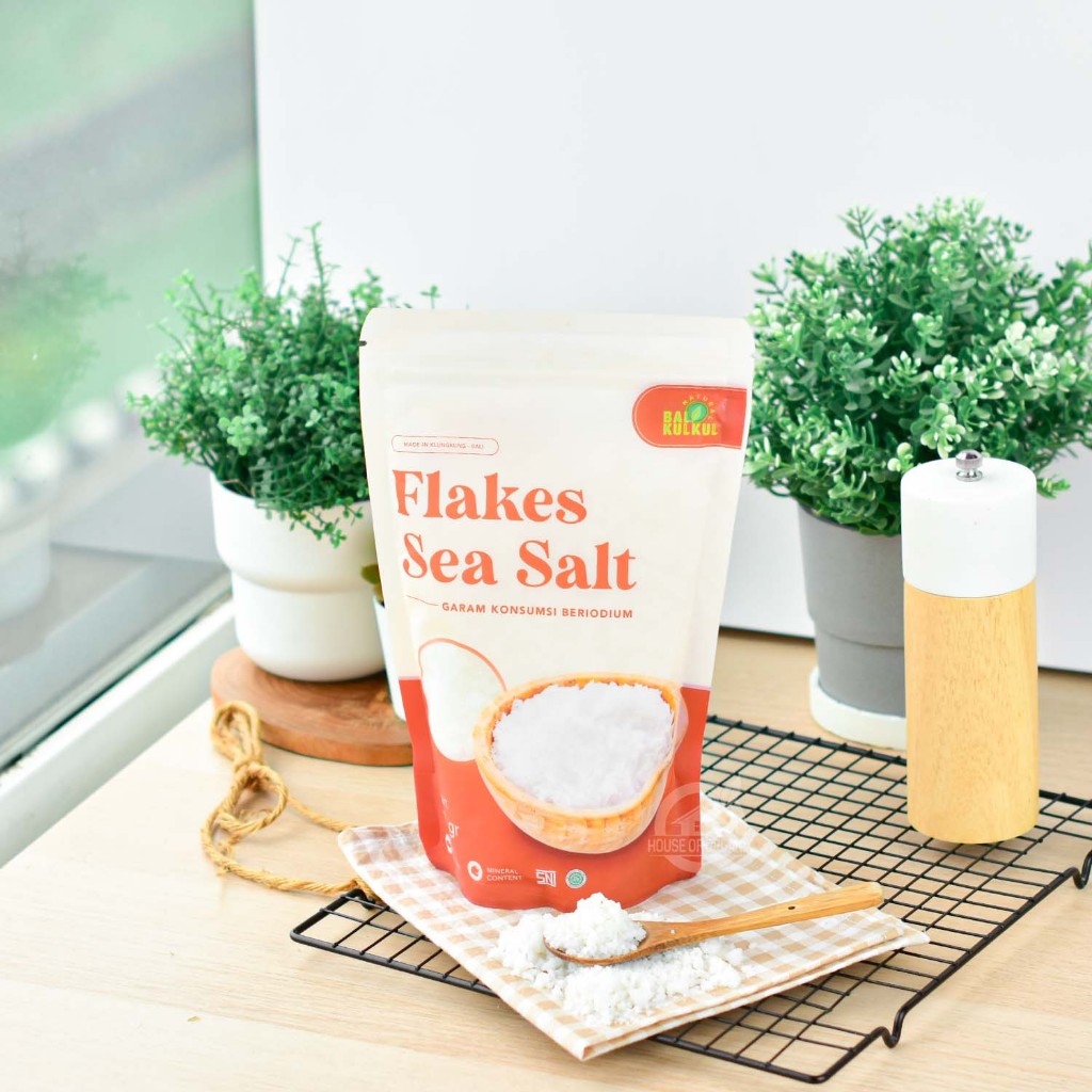Jual Natural Bali Kulkul Flakes Sea Salt 500 Gr ( Garam Laut Kasar ...