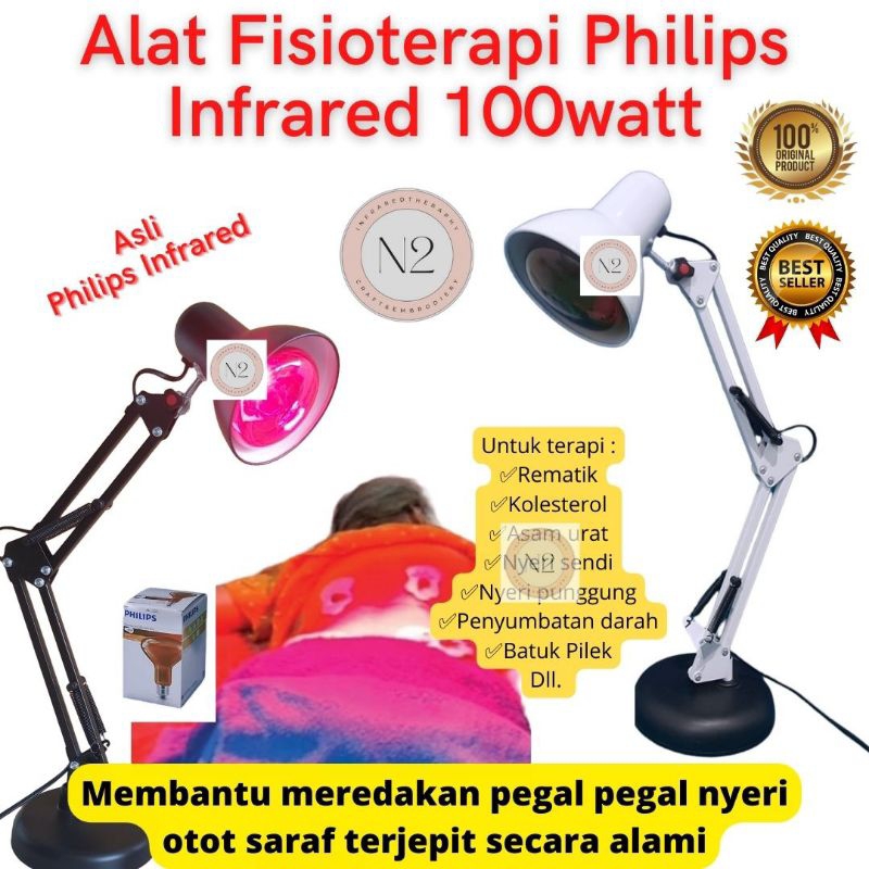 Jual Lampu Terapi Infra Merah Asli Philips terapi batuk pilek stroke ...
