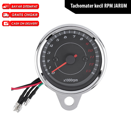 Jual Tachometer RPM Jarum Universal Motor dan Mobil | Gauge RPM Analog ...