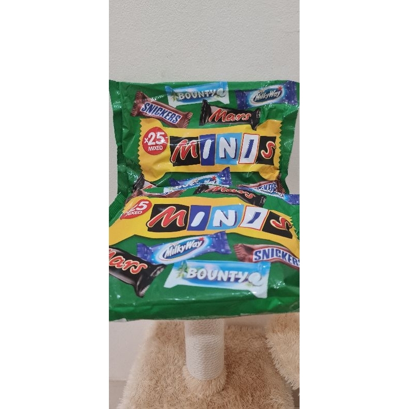 Jual COKLAT BEST MIXED MINIS ISI 25PCS (MARS,BOUNTY,TWIX,MILKY WAY ...