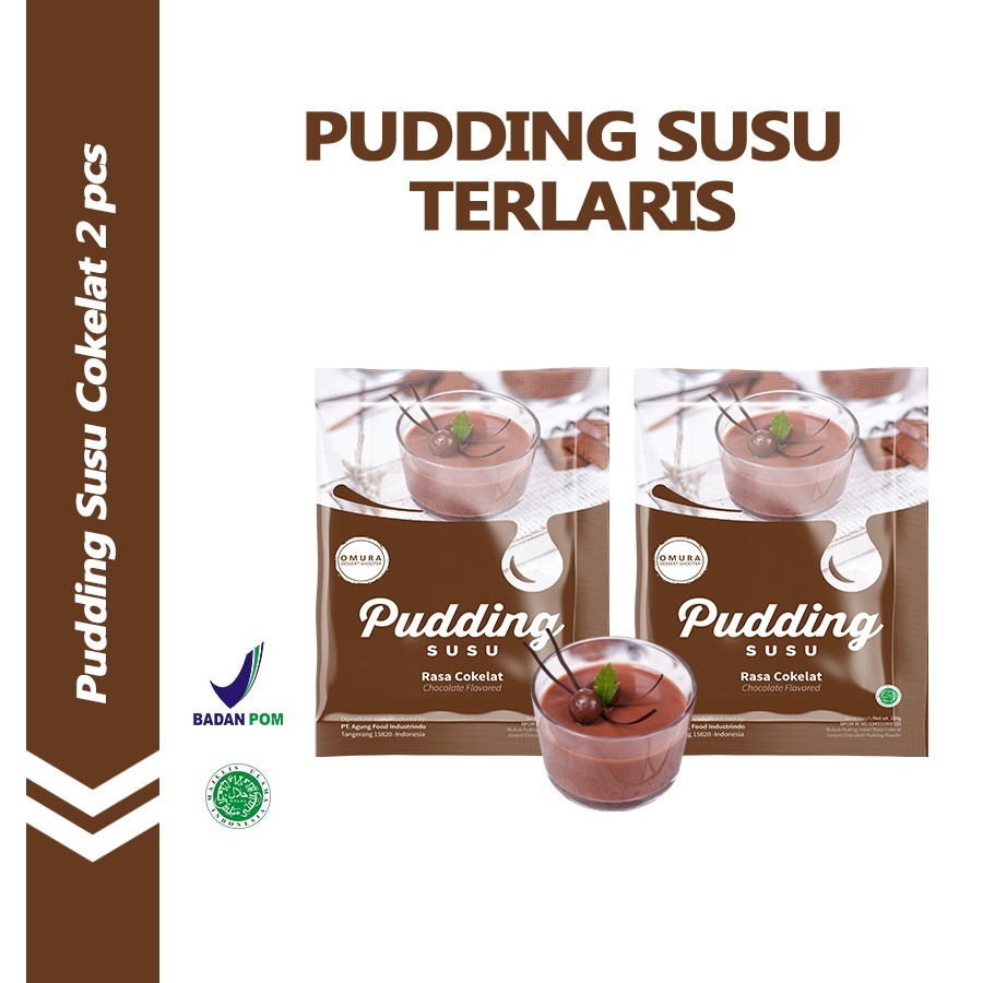 Jual [BUNDLE 2 PCS] Pudding Susu Mix Gula Rasa Cokelat / Chocolate ...
