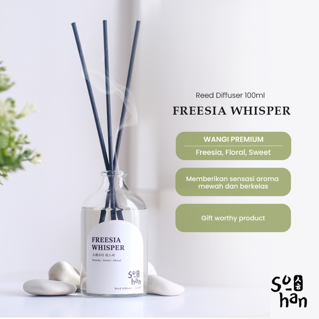 Jual Reed Diffuser Sohan Fragrance Aroma Freesia 100ml | Shopee Indonesia