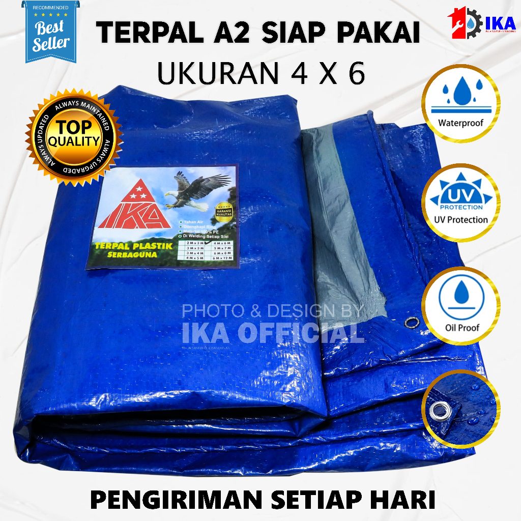 Jual Terpal plastik 4 x 5 M / 4 x 6 M murah / tenda sarung penutup (LGS ...