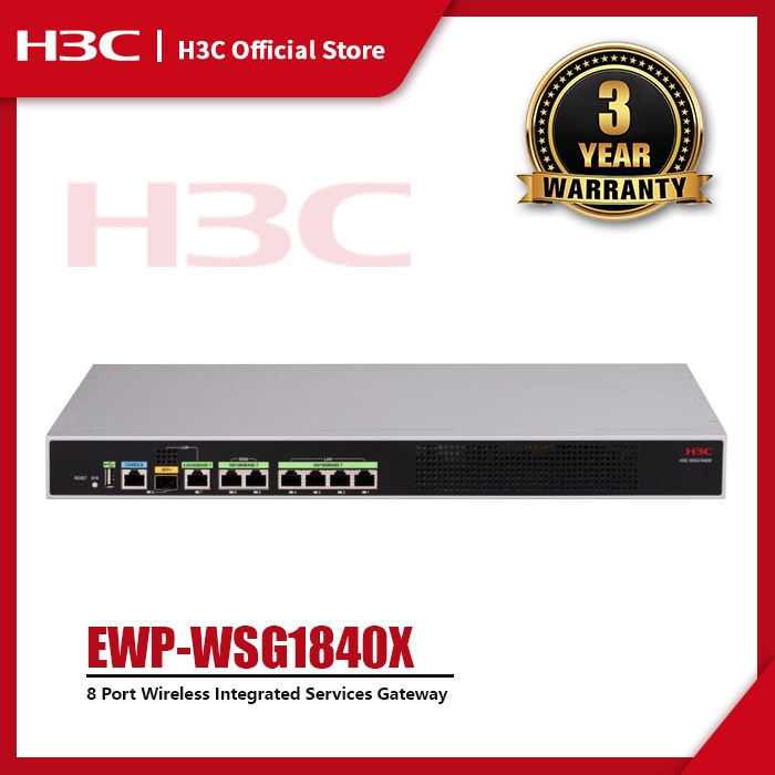 Jual H3C WSG1840X 8 Port 1 SFP Plus Wireless Integrated Services ...