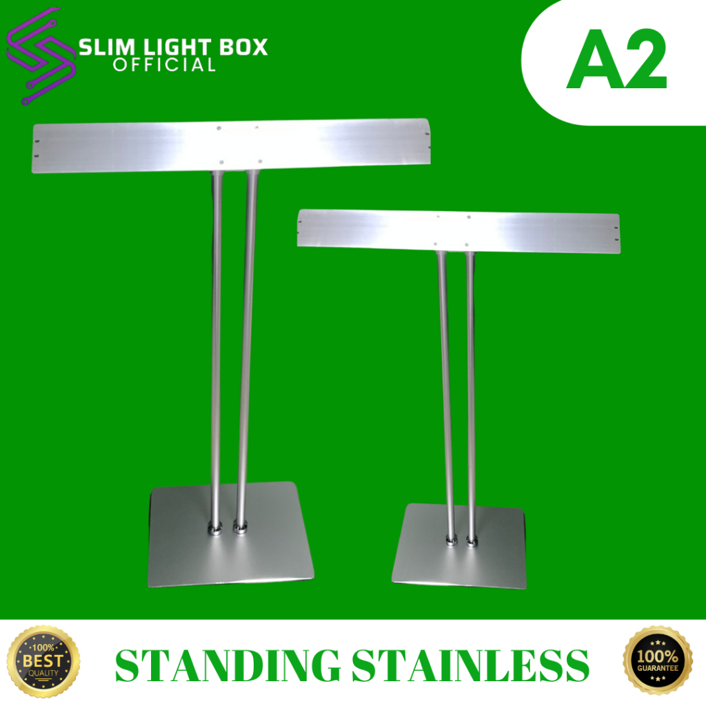 Jual Standing Stainless Frame LED - A2 | Shopee Indonesia