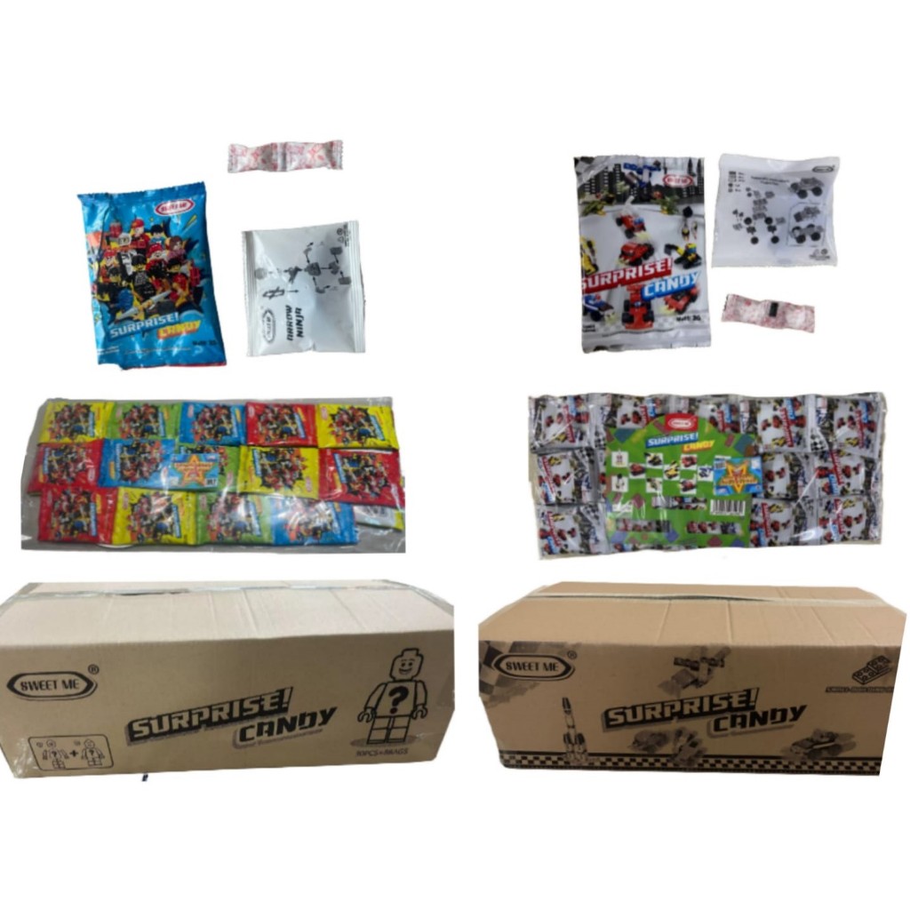 Jual PERMEN KERAS ANEKA RASA / SURPRISE TOYS CANDY ( LEGO ) | Shopee ...