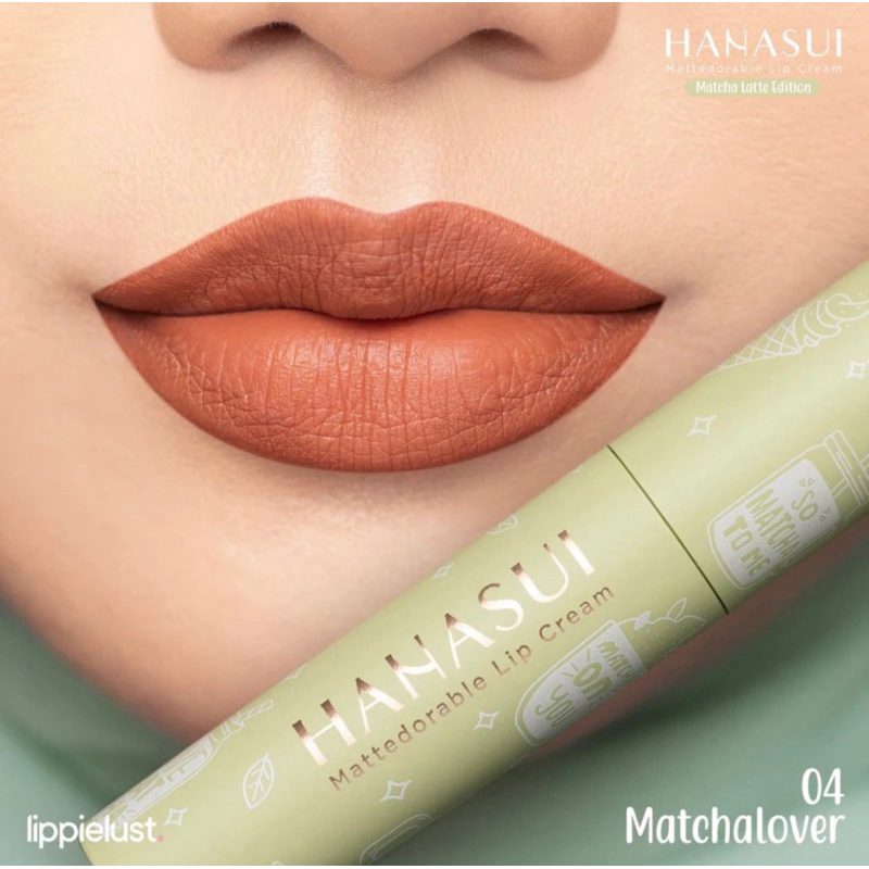 Jual Hanasui Mattedorable Lip Cream Matcha Latte Edition | Shopee Indonesia