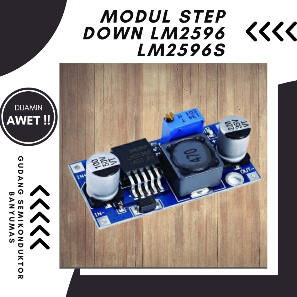 Jual MODUL STEP DOWN LM2596 LM2596S DC-DC 3-40v Modul Regulator Voltase Step-Down Adjustable 3A ...