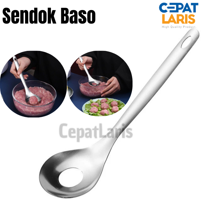 Jual CL Sendok Bakso Cetakan Pembuat Baso Stainless Steel Serbaguna ...