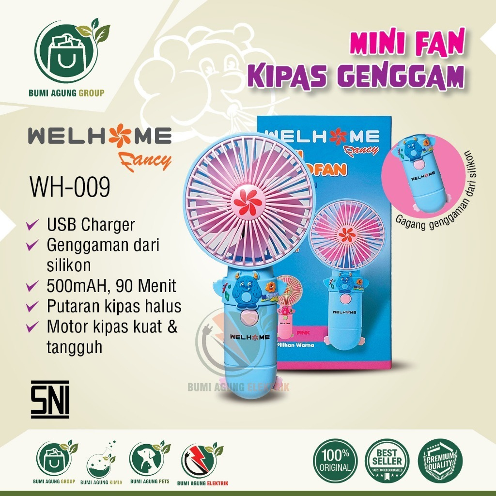 Jual Kipas Angin Mini Portable Hand Fan Handfan Kipas Tangan Kipas ...