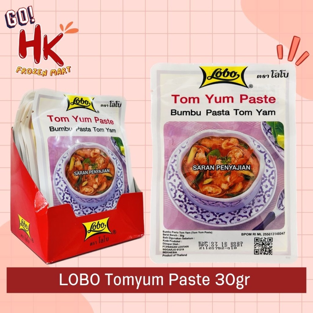 Jual Lobo Tomyum Paste 30gr | bumbu kuah tomyam instan pasta kering ...