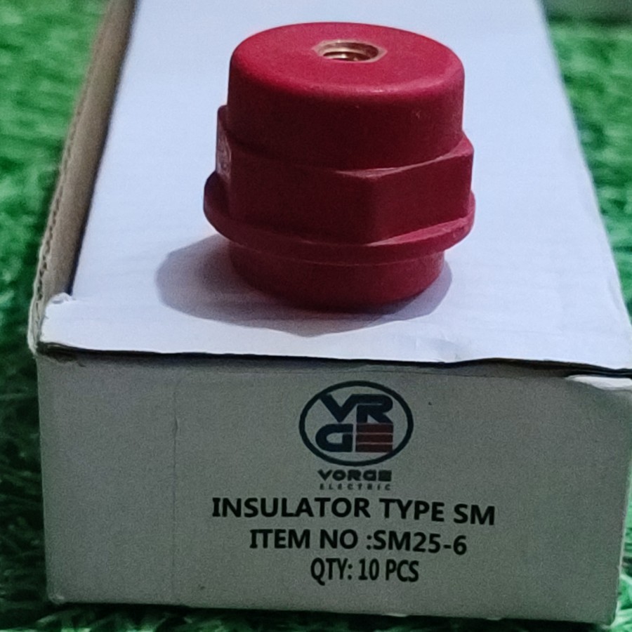 Jual Isolator Type SM 25-6 Merah Gaitor Panel sm25-6 dudukan busbar | Shopee Indonesia