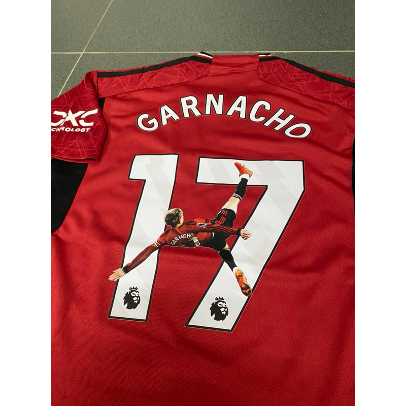 Jual (NAMESET SPECIAL GARNACHO) JERSEY MU HOME GARNACHO GRADE ORI ...