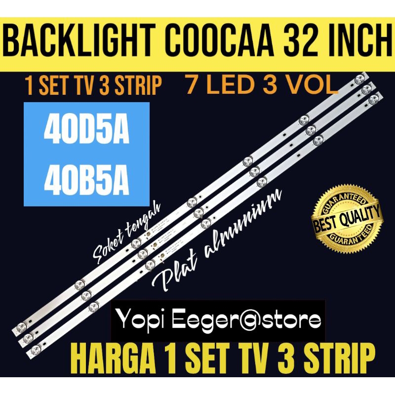Jual BACKLIGHT TV LCD LED COOCAA 40 INCH 40D5A-40B5A | Shopee Indonesia