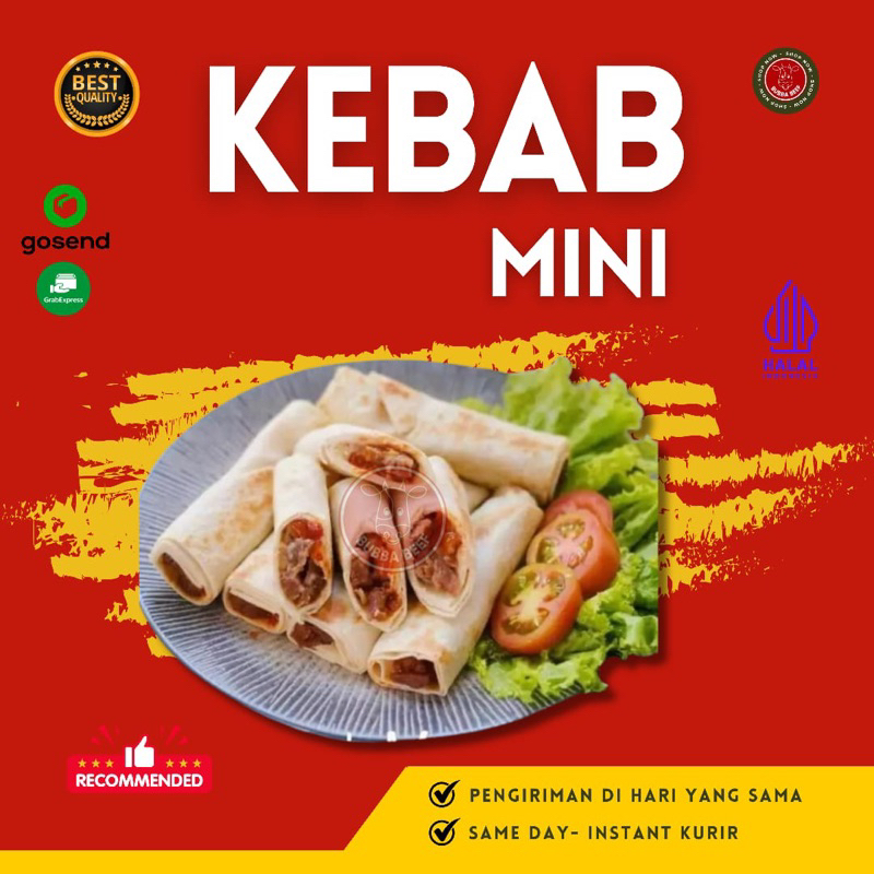 Jual Kebab Mini Frozen isi 10 | Kebab Makanan khas Turki | Kebab Mini ...