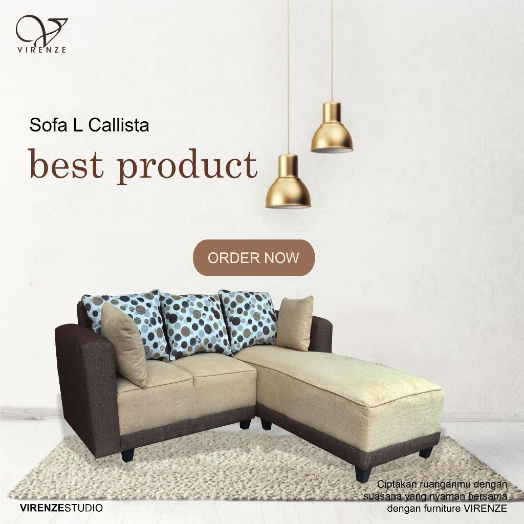Jual Sofa L Calista Virenze Jakarta Bogor Sentul Bekasi Cikarang Kawarang Tangerang Bandung ...