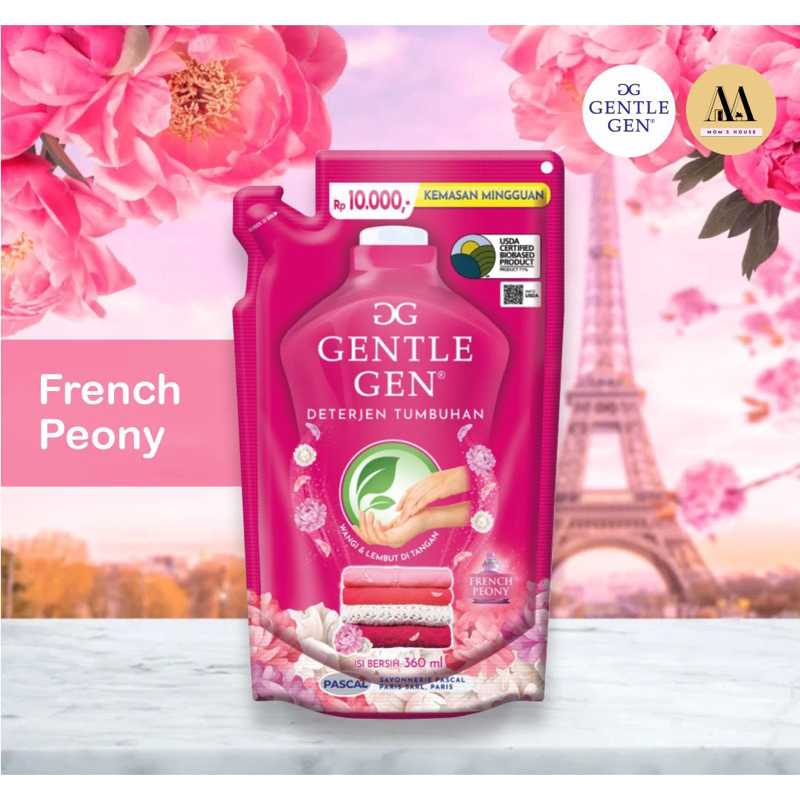 Jual GENTLE GEN DETERJEN CAIR POUCH 360ml ( POUCH) | Shopee Indonesia