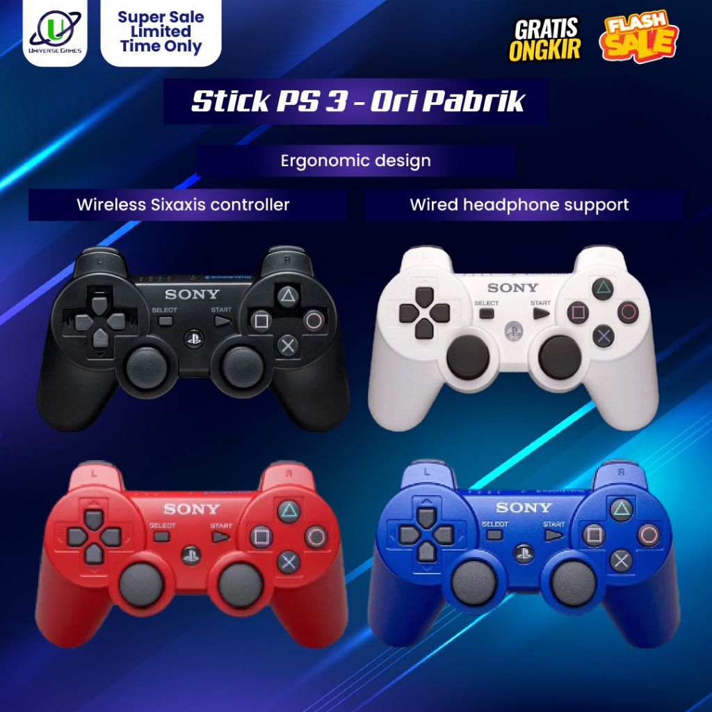 Jual Stick PS3 Original Pabrik Garansi 1 Bulan - Stik PS 3 OP ...