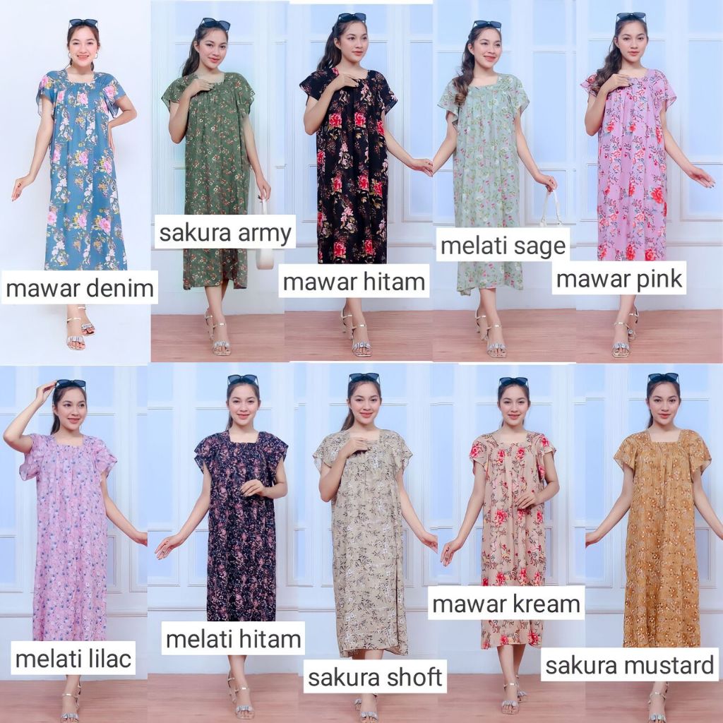 Jual BAJU DASTER DRESS KIMONO PIYAMA KAREEN SERUT DADA TIDUR REMAJA ...