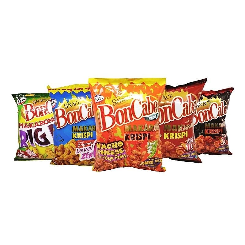 Jual boncabe Makaroni crispy / kulit pangsit JUMBO semua varian ...
