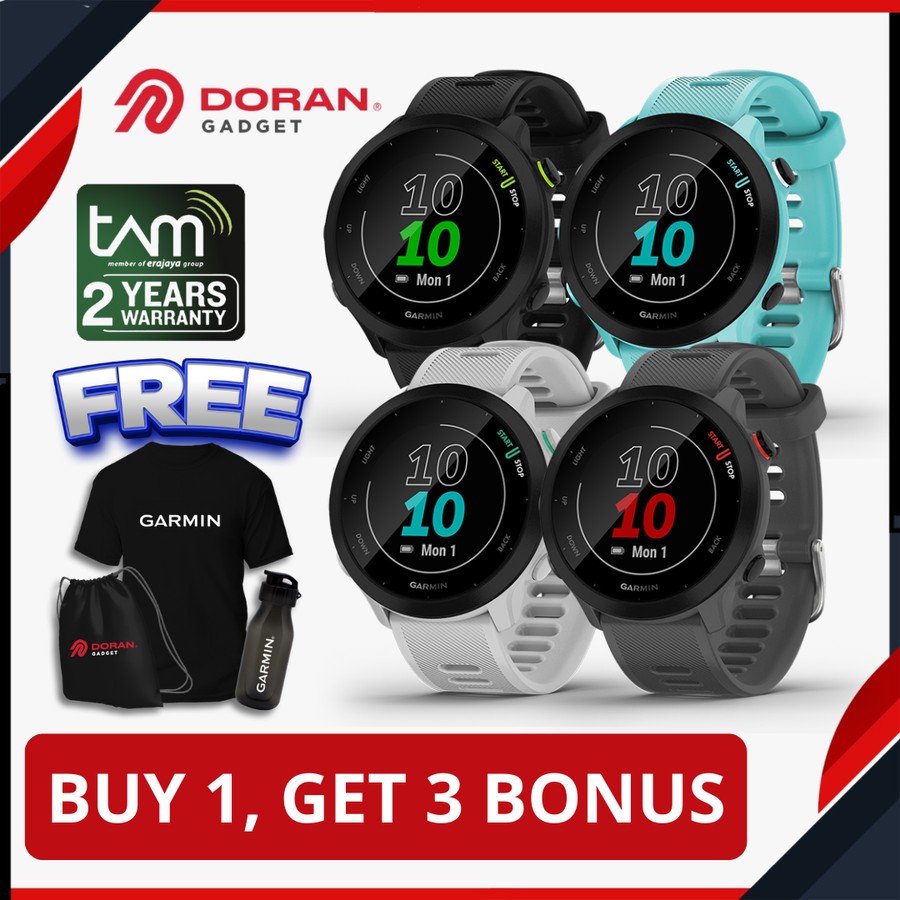 Jual Garmin Forerunner 55 Running Smartwatch Multisport Garmin FR 55 ...