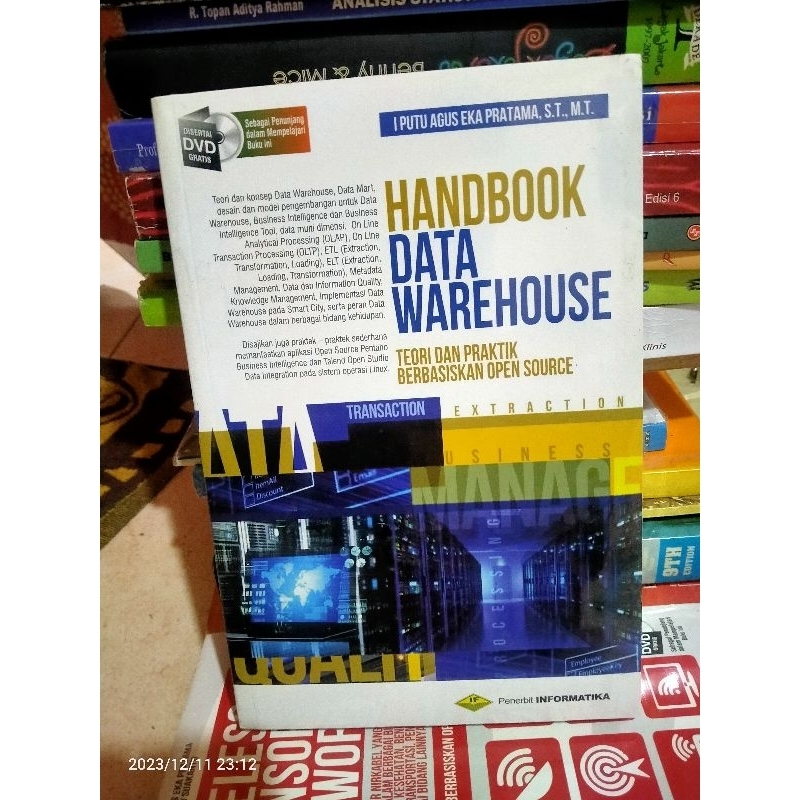 Jual ORI HANDBOOK DT WAREHOUSE TEORI DAN PRAKTIK BERBASISKAN OPEN ...
