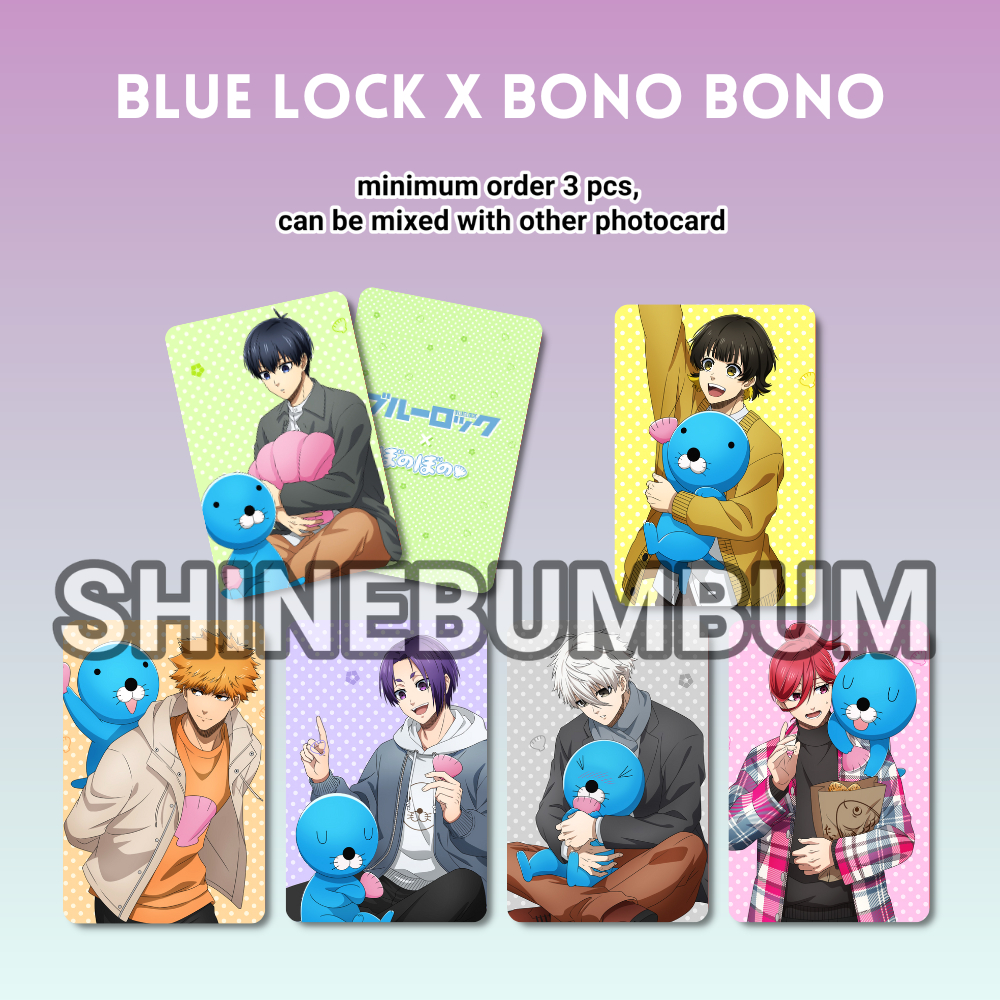 Jual Photocard Blue Lock X Bono Bono (2 sisi) | Shopee Indonesia