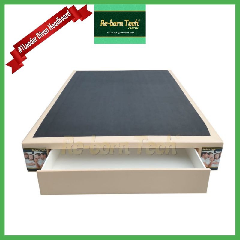 Jual Re-born Tech Dipan Tempat Tidur Laci Jumbo Waterproof | Shopee ...