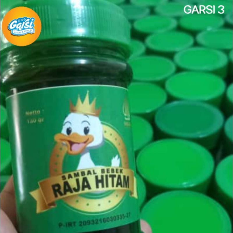Jual Sambal Bebek Raja Hitam Pedas Ed 24/11/25 | Shopee Indonesia