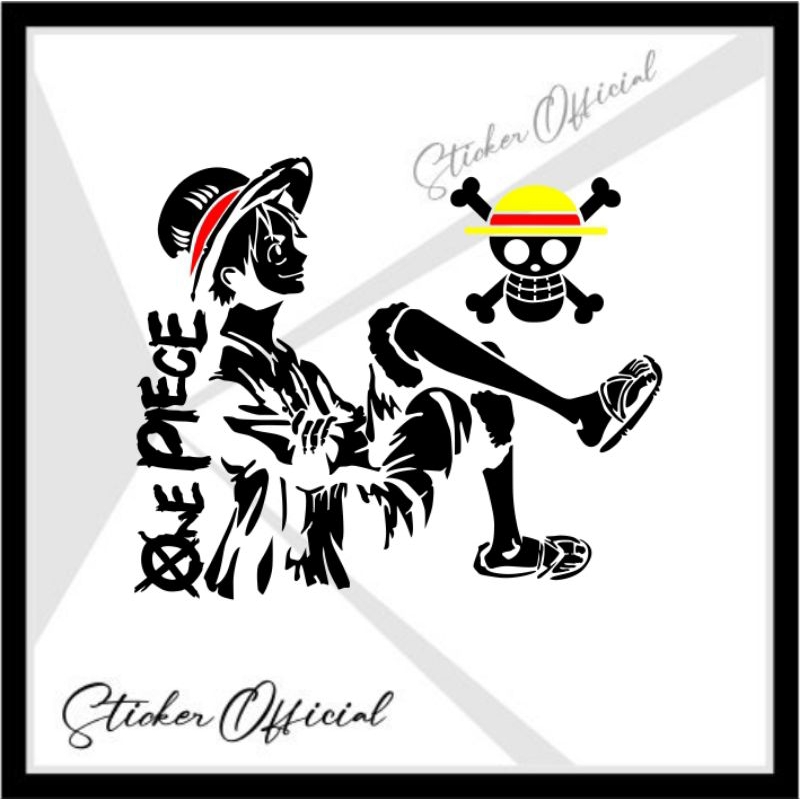 Jual sticker one piece sticker cutting | Shopee Indonesia