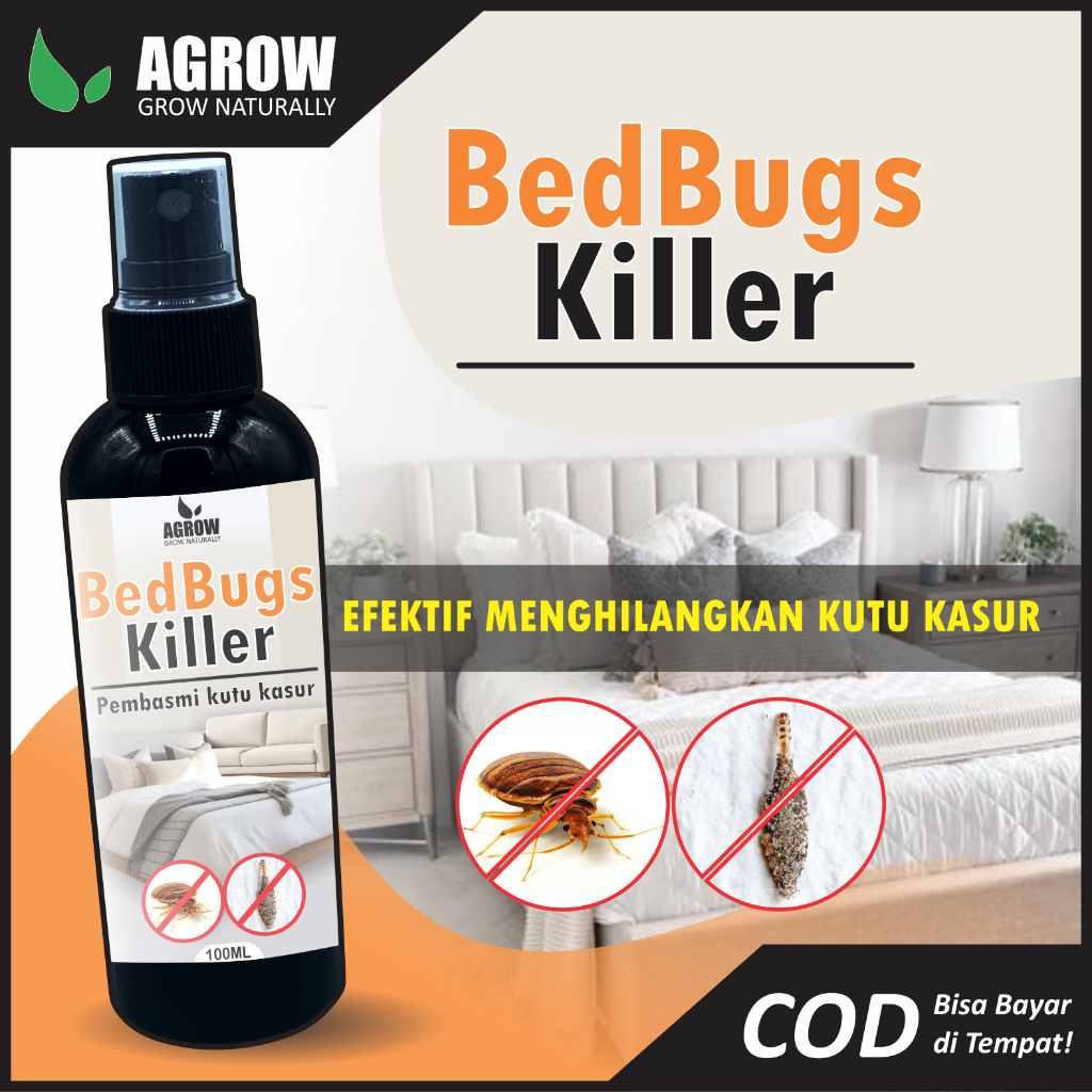 Jual Cairan Obat Pembasmi Kutu Kasur Anti Tungau Bed Bugs Spray Anti Bakteri, Kuman & Virus Bed ...