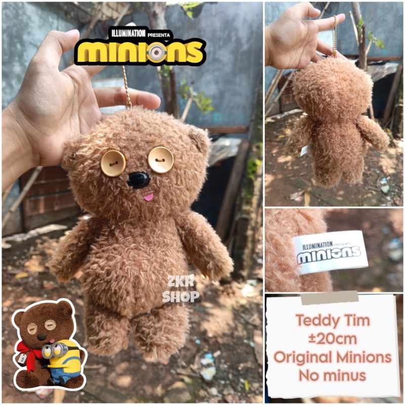 Jual RARE ITEM!!! BONEKA TEDDY TIM MINION ORIGINAL (DESPICABLE ME ...