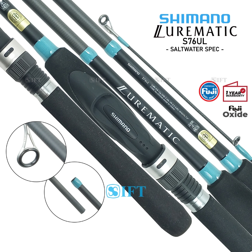 Jual Joran SHIMANO LUREMATIC SALT LURE | Fuji | Casting Laut [2023] Resmi | Shopee Indonesia