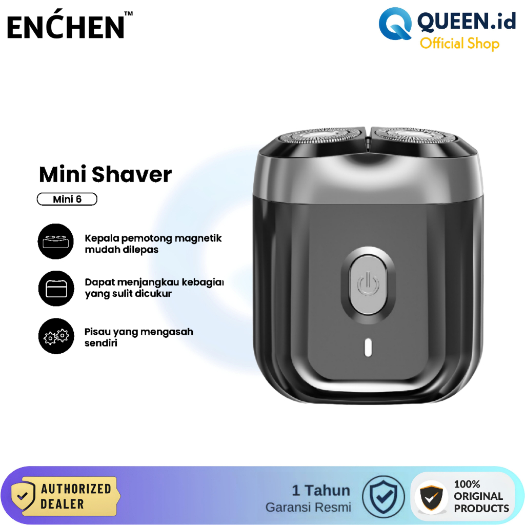 Jual ENCHEN Mini 6 Shaver Alat Cukur Jenggot Kumis Electric Waterproof ...