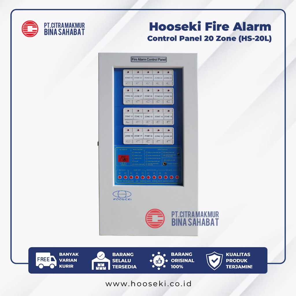 Jual Hooseki Fire Alarm Control Panel 20 Zone (HS-20L) | Shopee Indonesia