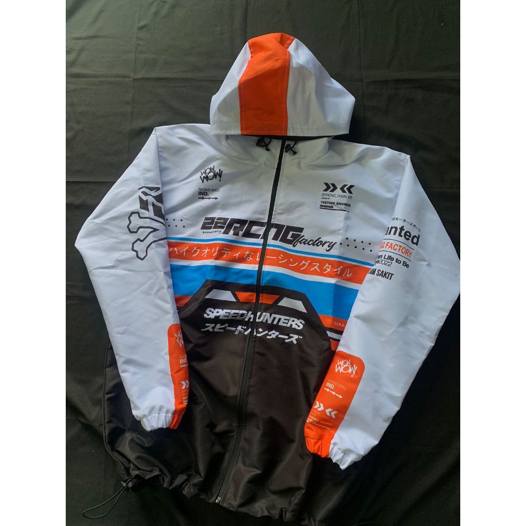 Jual JAKET RACING TASLAN WATERPROOF CUSTOM SESUAI PERMINTAAN | Shopee ...
