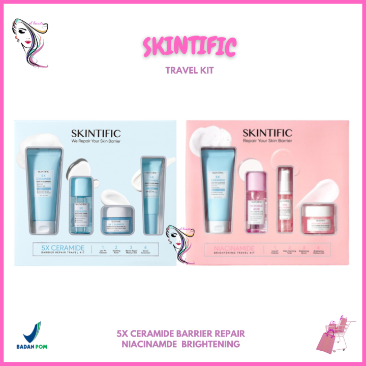 Jual Skintific Travel Size / Skintific Travel Kit Barrier Set ...