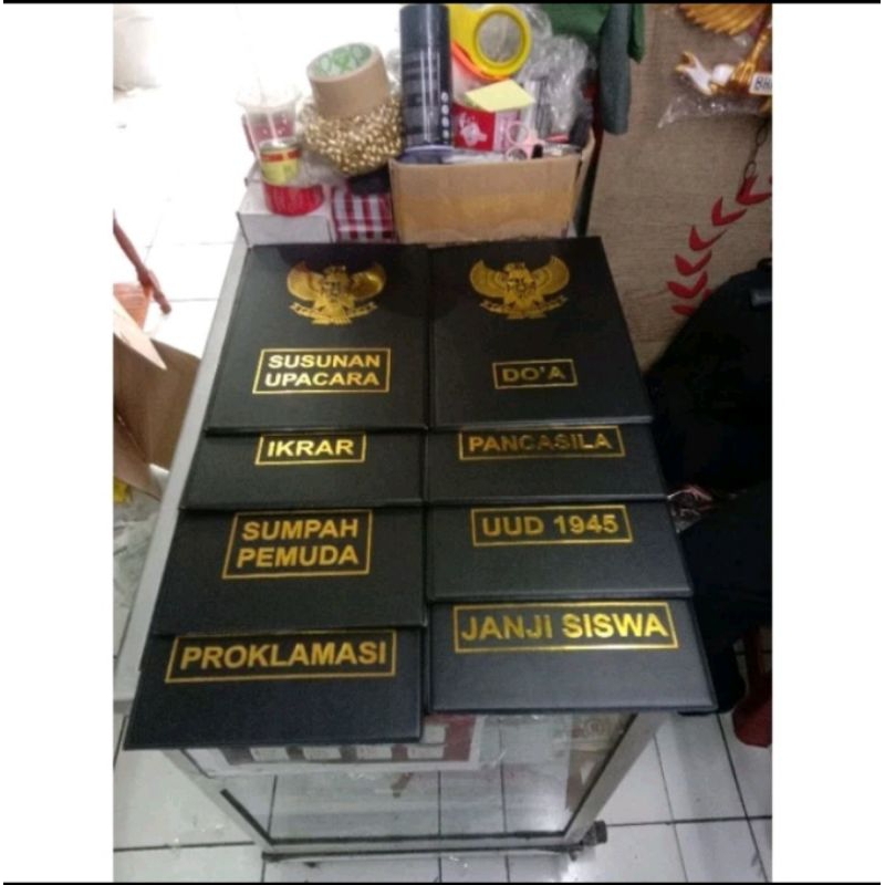 Jual Map upacara bendera bahan kalep paket 8 ready stock | Shopee Indonesia