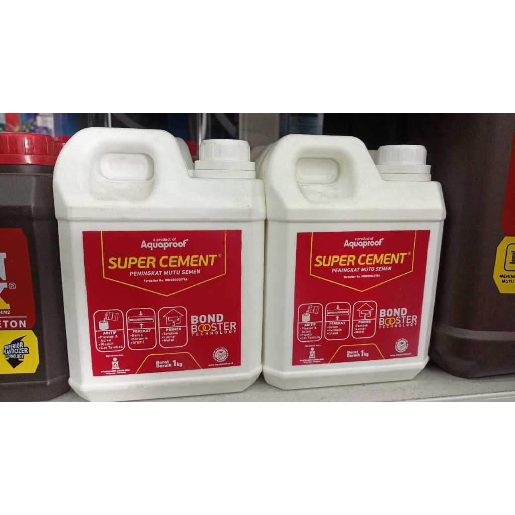 Jual Super Cement Bahan Pencampur Semen Serbaguna kemasan 1 kg | Shopee ...